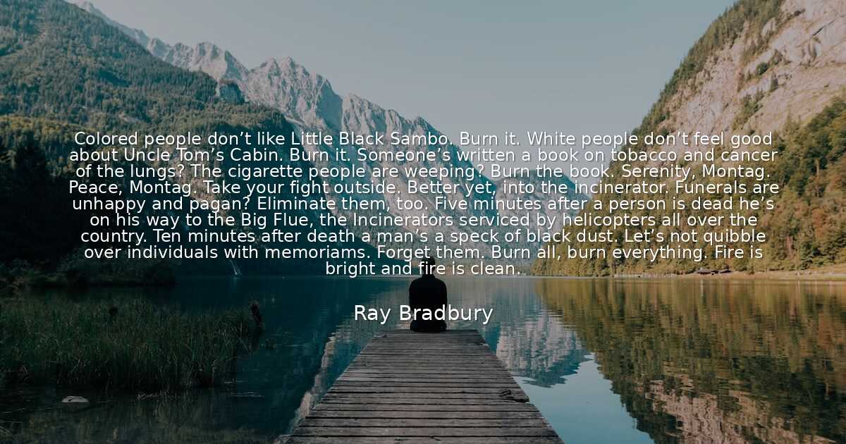 Ray Bradbury - Colored people don’t like Little Black Sa..